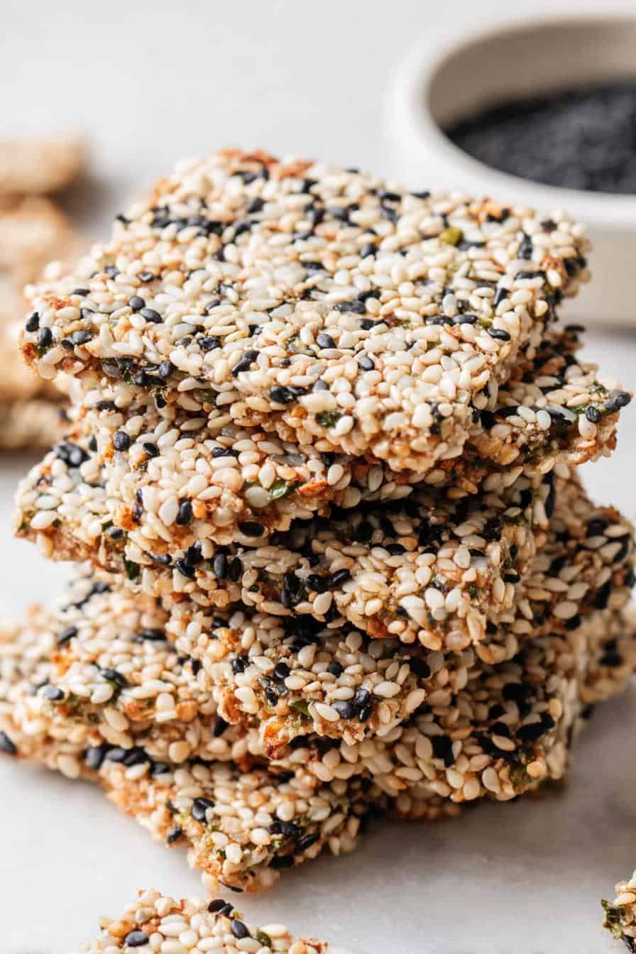 Irresistible Sesame Crackers: Shockingly Easy Recipe - www ...